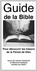 Guide de la Bible [Dépliant] - Pour découvrir les trésors de la Parole ...